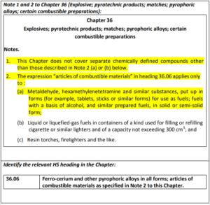How to Classify Chemicals under the HS code