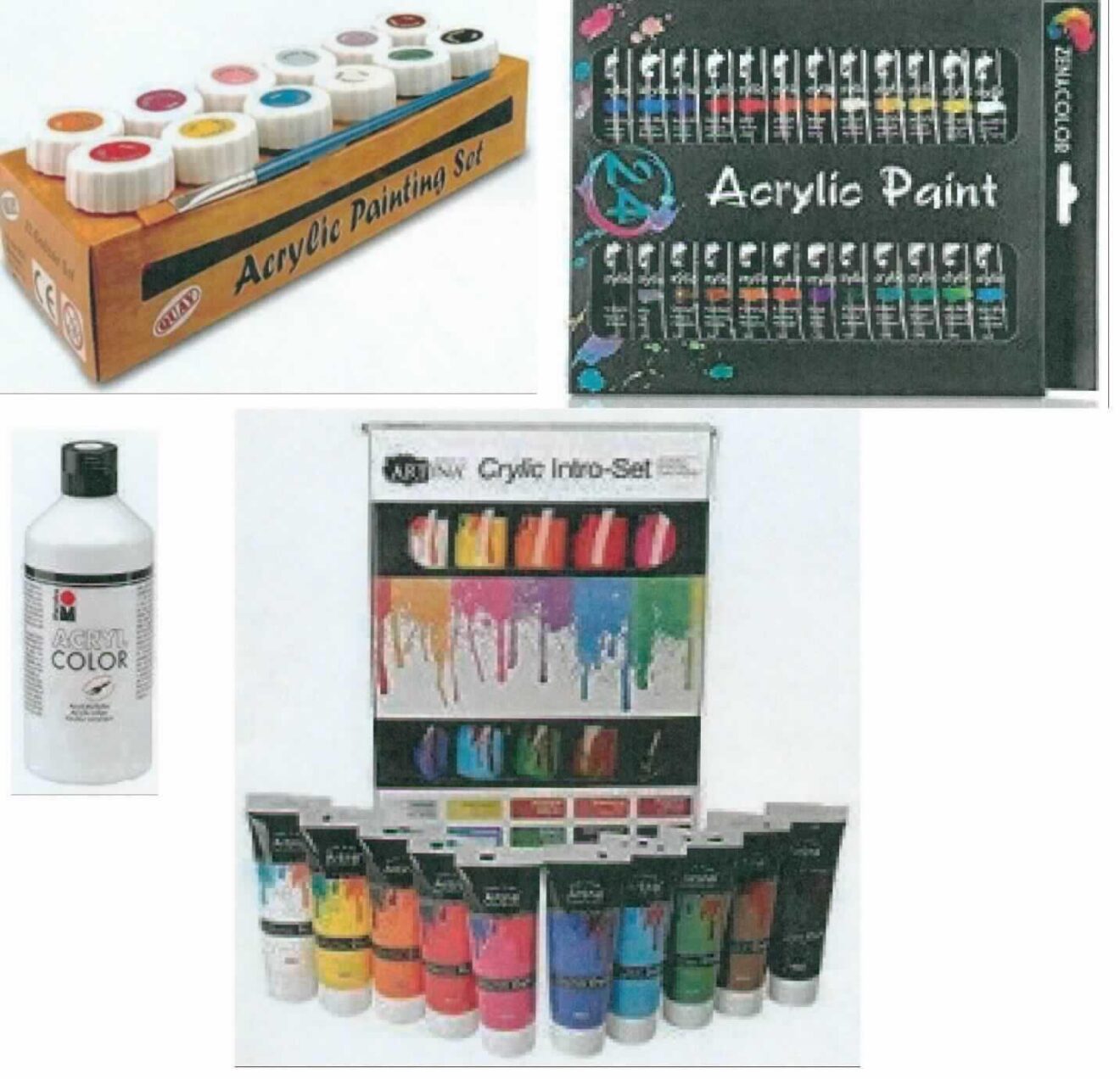 HS Code For Acrylic Paint Set